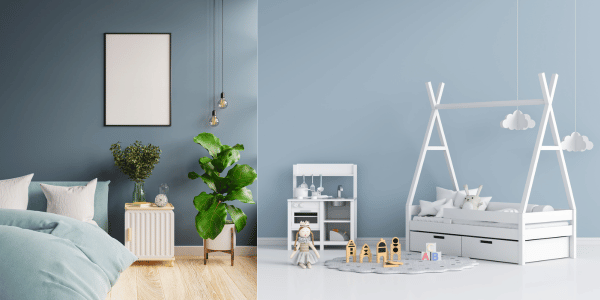 5種藍色房間設計提案，打造最舒適的睡眠環境